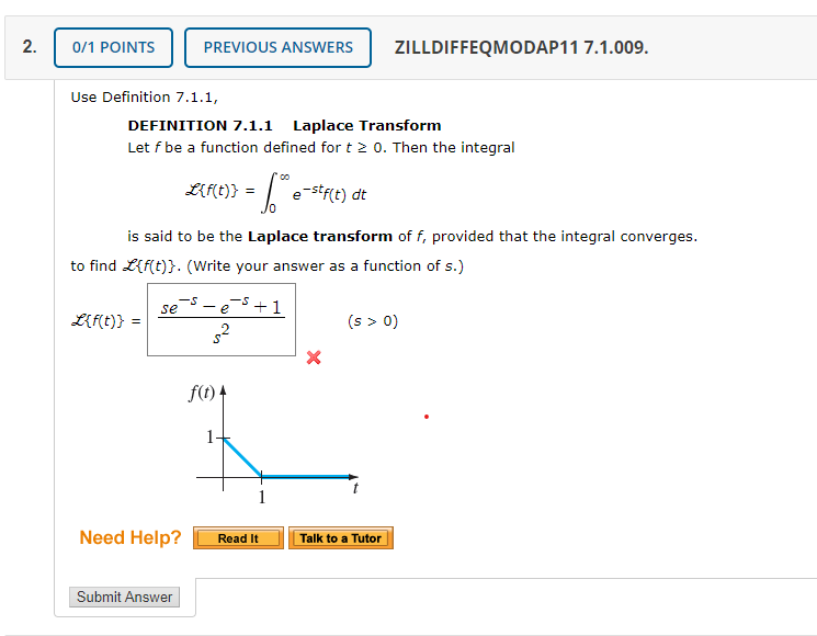 Solved 2. 0/1 POINTS || PREVIOUS ANSWERS ZILLDIFFEQMODAP11 | Chegg.com