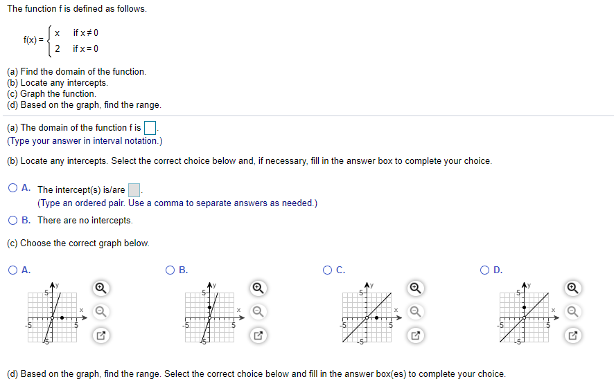 Solved The function f is defined as follows. f(x) = = { if | Chegg.com