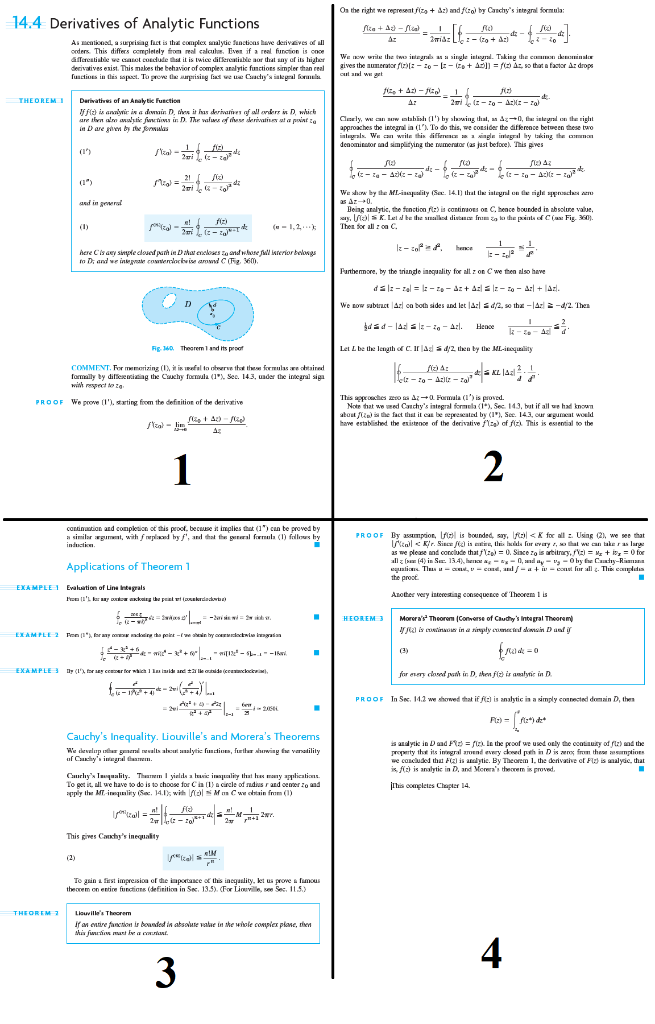 Solved Integrate, using the derivative of analytic functions | Chegg.com