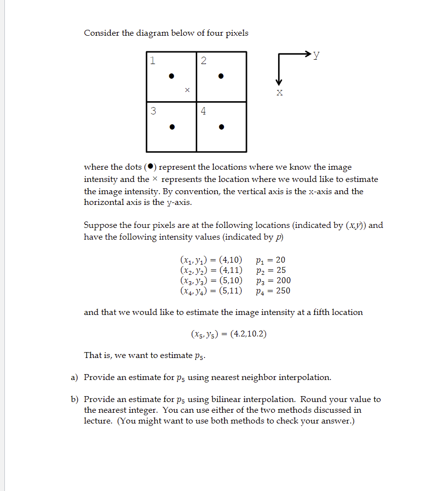 Solved 4. This problem investigates nearest neighbor and | Chegg.com