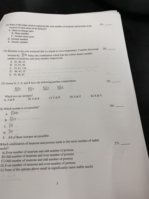 Solved 23) What is the name used to represent the total | Chegg.com