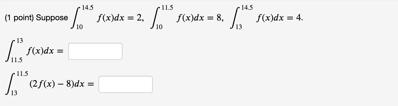 Solved (1 point) Suppose | Chegg.com