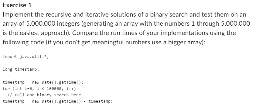 Solved Implement the recursive and iterative solutions of a | Chegg.com