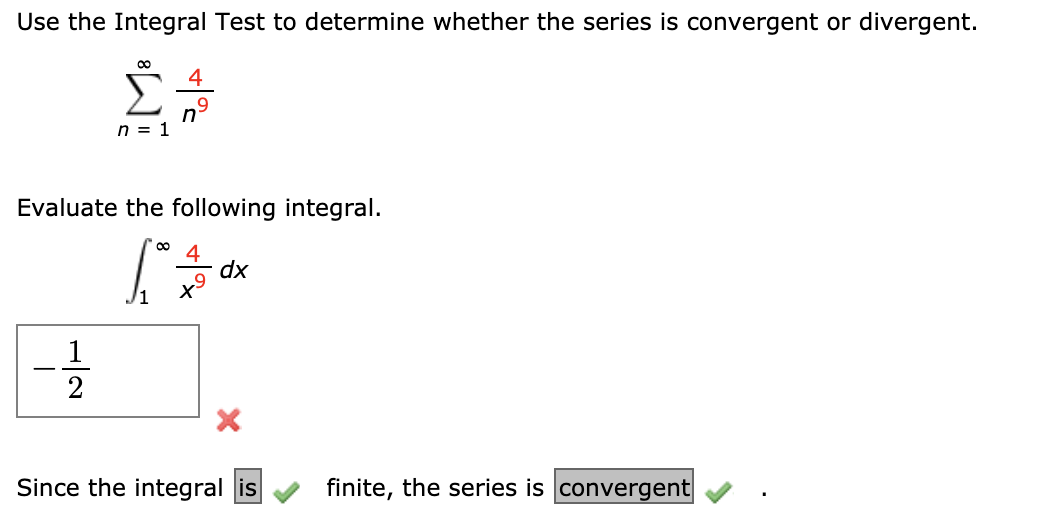 Solved Use the Integral Test to determine whether the series | Chegg.com