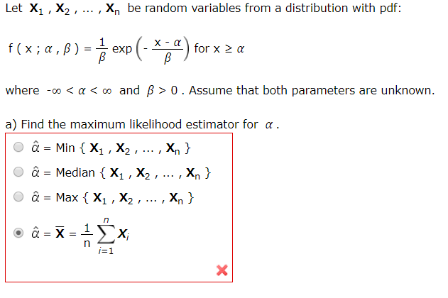 Solved Let X1, X2 , . , Xn be random variables from a | Chegg.com