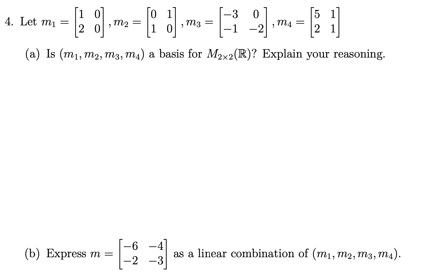 Solved 2. Let T : R2[x] → M2x2(R) be a linear transformation | Chegg.com