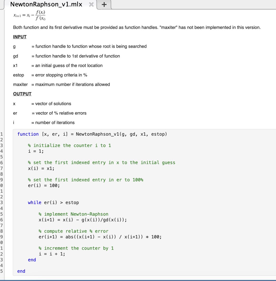 Solved Newton-Raphson: Issues - If the initial estimate is | Chegg.com