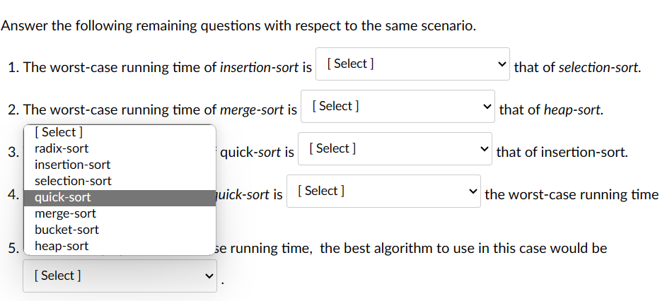 Solved Consider the problem of lexicographically ordering a | Chegg.com