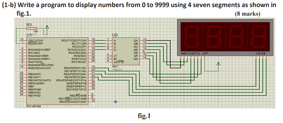 Solved 1-b) Write a program to display numbers from 0 to | Chegg.com