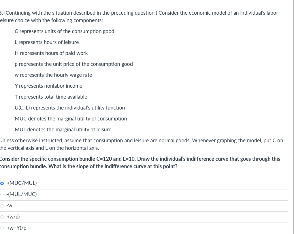 Solved (Continuing with the situation described in the | Chegg.com