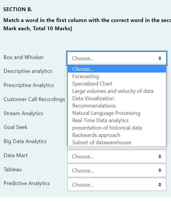 Solved Match a word in the first column with the correct | Chegg.com