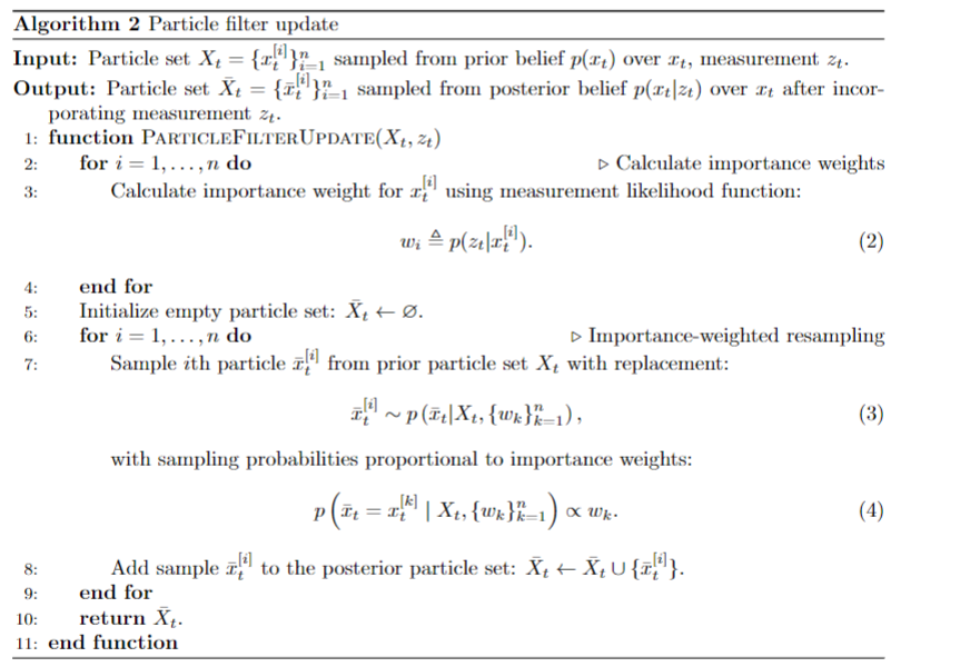 Similarly, the measurement update step of the | Chegg.com