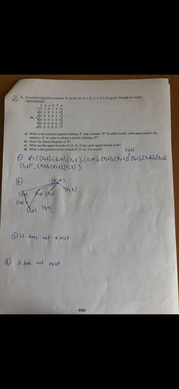 Solved 3. ( 6 marks) Consider a relation R on the set | Chegg.com