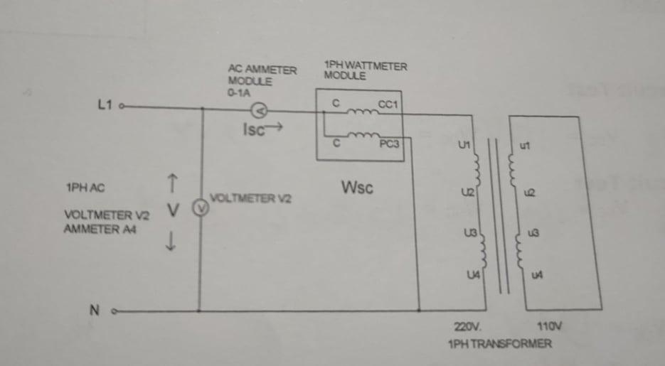 Solved 1PH WATTMETER MODULE AC AMMETER MODULE 0-1A L1 - CC1 | Chegg.com