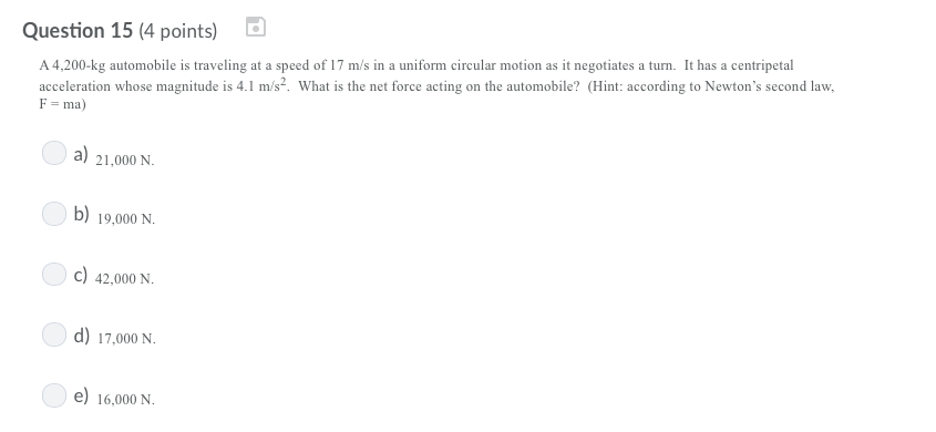 Solved URGENT -Answer the following basic physics questions: | Chegg.com