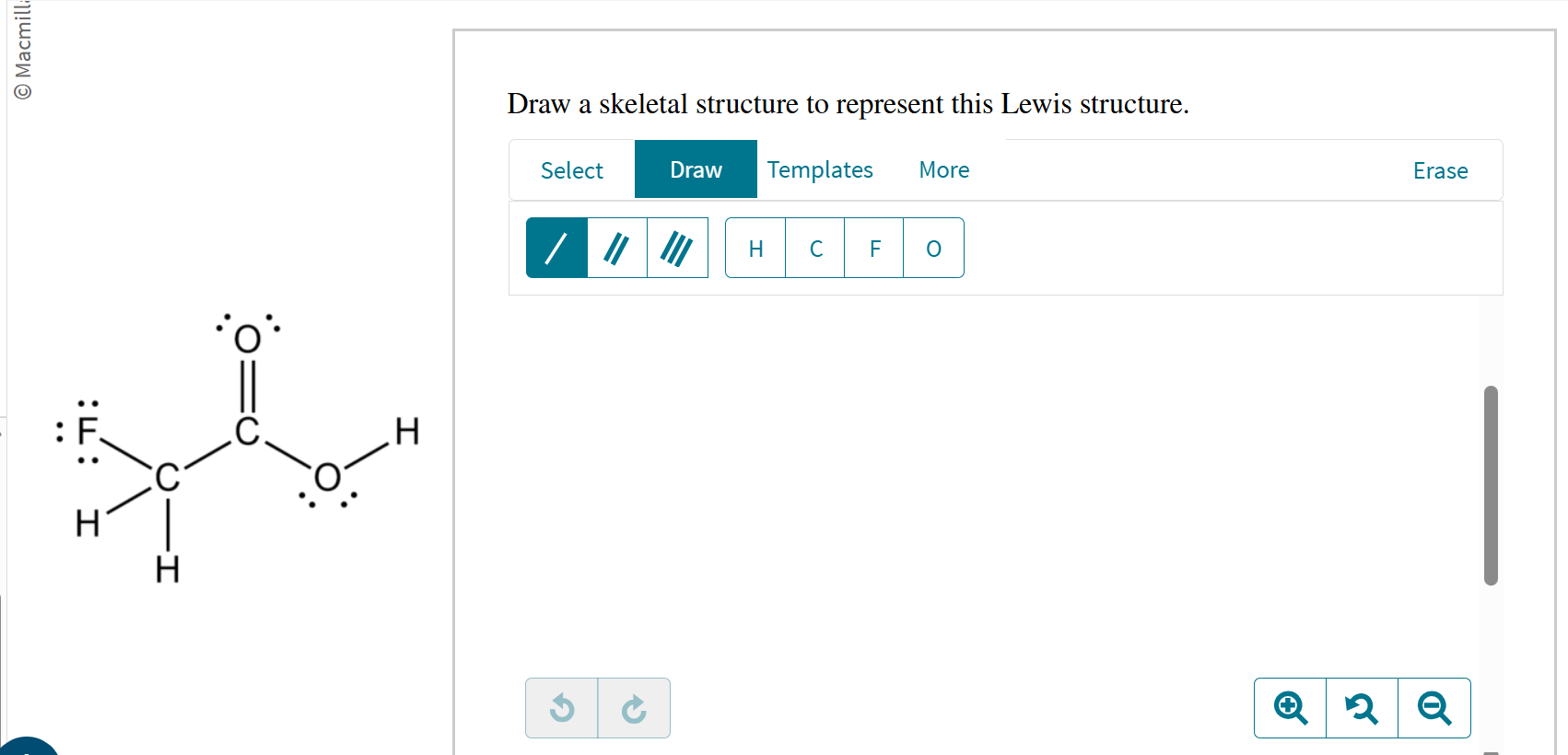 Solved Draw a skeletal structure to represent this Lewis | Chegg.com