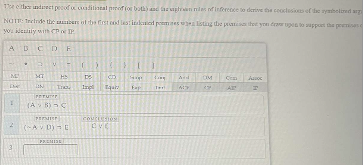 Solved Use either indirect proof or conditional proof (or | Chegg.com