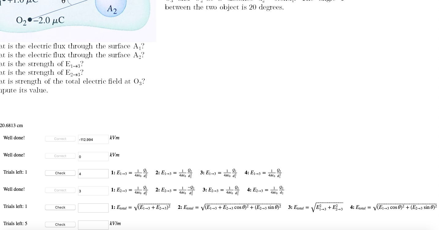 Solved A1 -2C respectively. A third object 03 is | Chegg.com