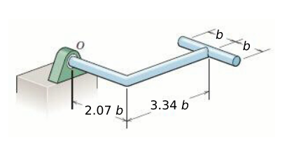 Solved If the slender-bar assembly is released from rest | Chegg.com