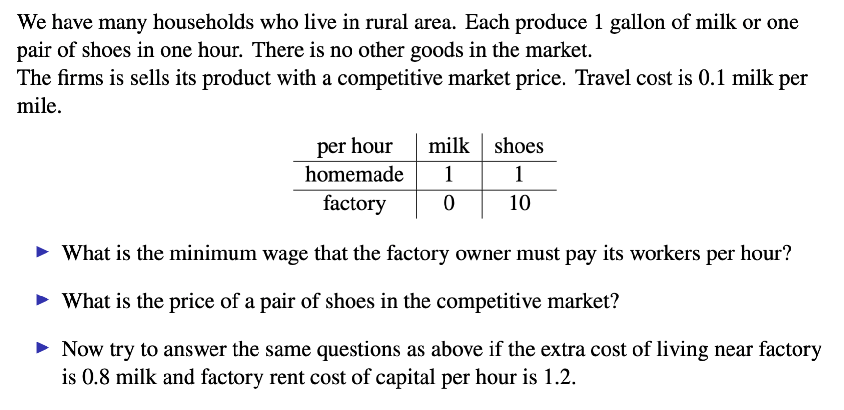 Solved We have many households who live in rural area. Each | Chegg.com