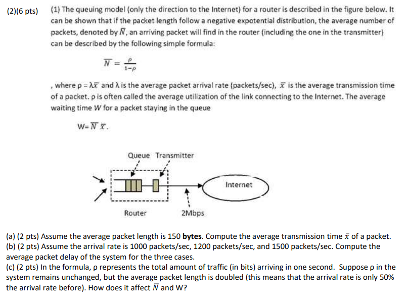 Solved (1) (2,2,2= total 6 pts) (a) One day I pinged the | Chegg.com