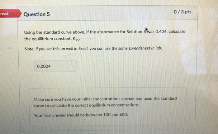 Solved Use the standard curve below to answer the following | Chegg.com