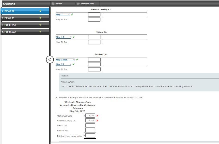 Solved a. The T account for Accounts Receivable and T | Chegg.com