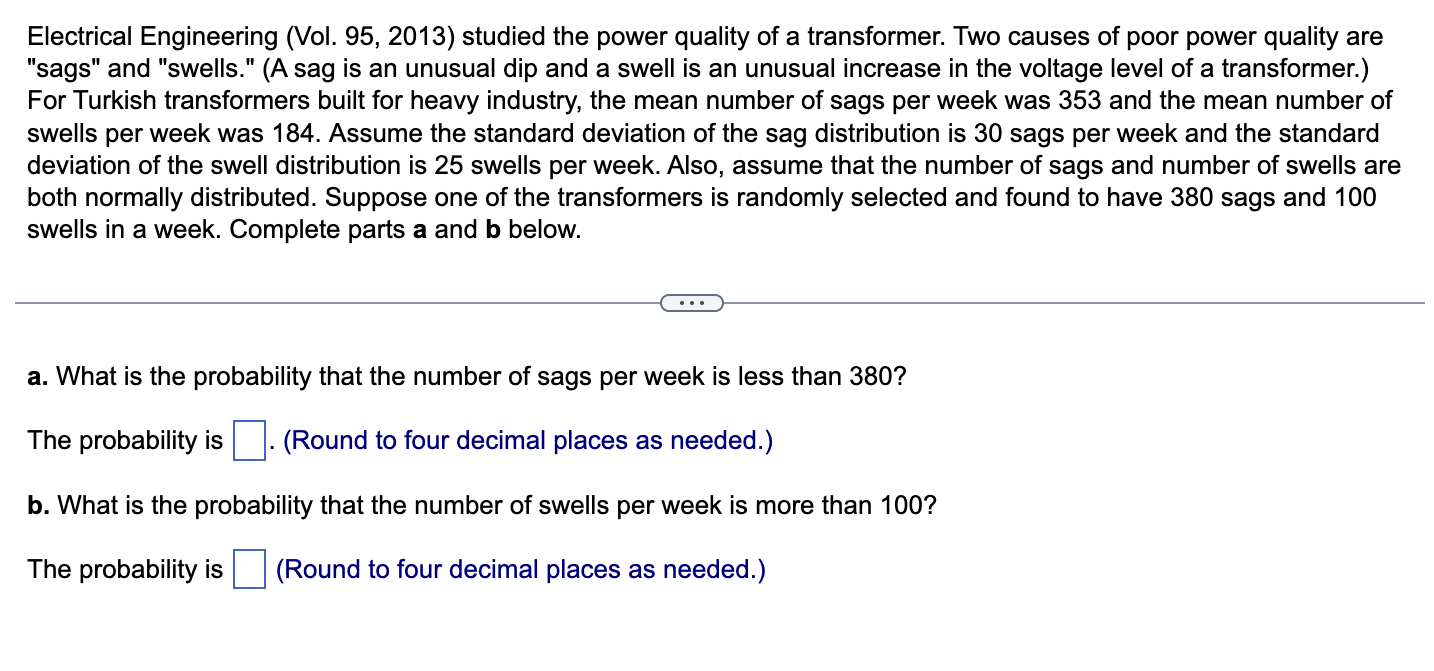 Solved Electrical Engineering (Vol. 95, 2013) studied the | Chegg.com
