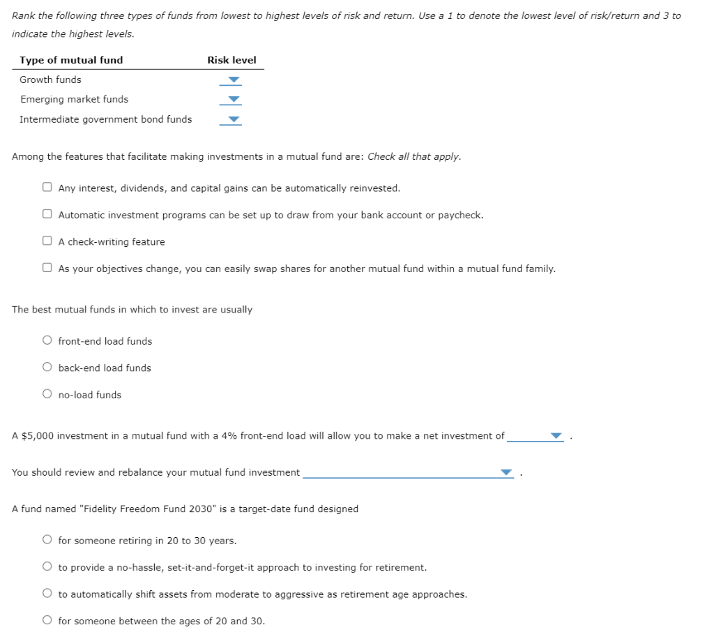 Solved 1. Apply What You've Learned - Investing Through | Chegg.com