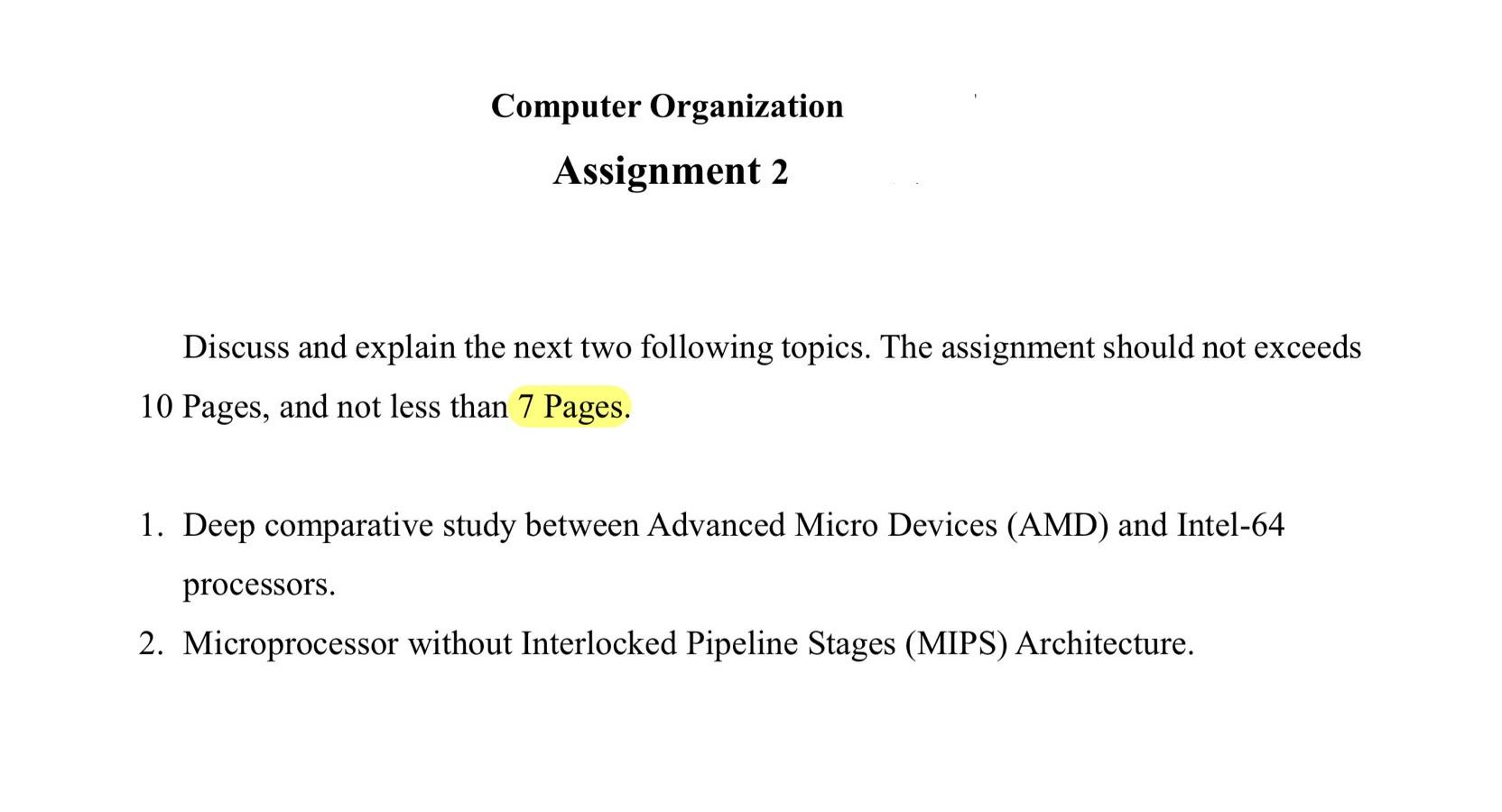 Solved Computer Organization Assignment 2 Discuss and | Chegg.com