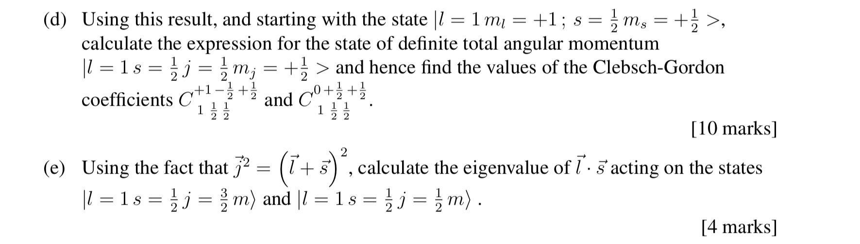 Solved A Suppose That An Atomic Electron Spin S 21 Is