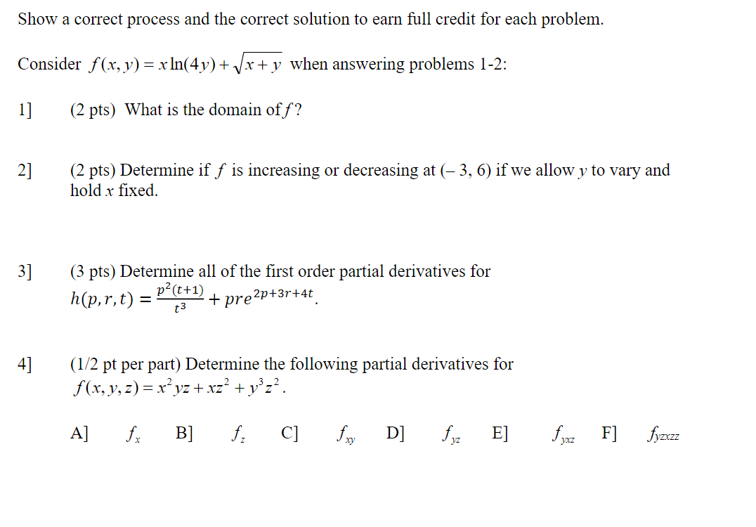 Solved Show a correct process and the correct solution to | Chegg.com