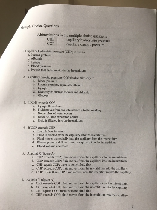 Solved Multiple Choice Questions Abbreviations in the | Chegg.com