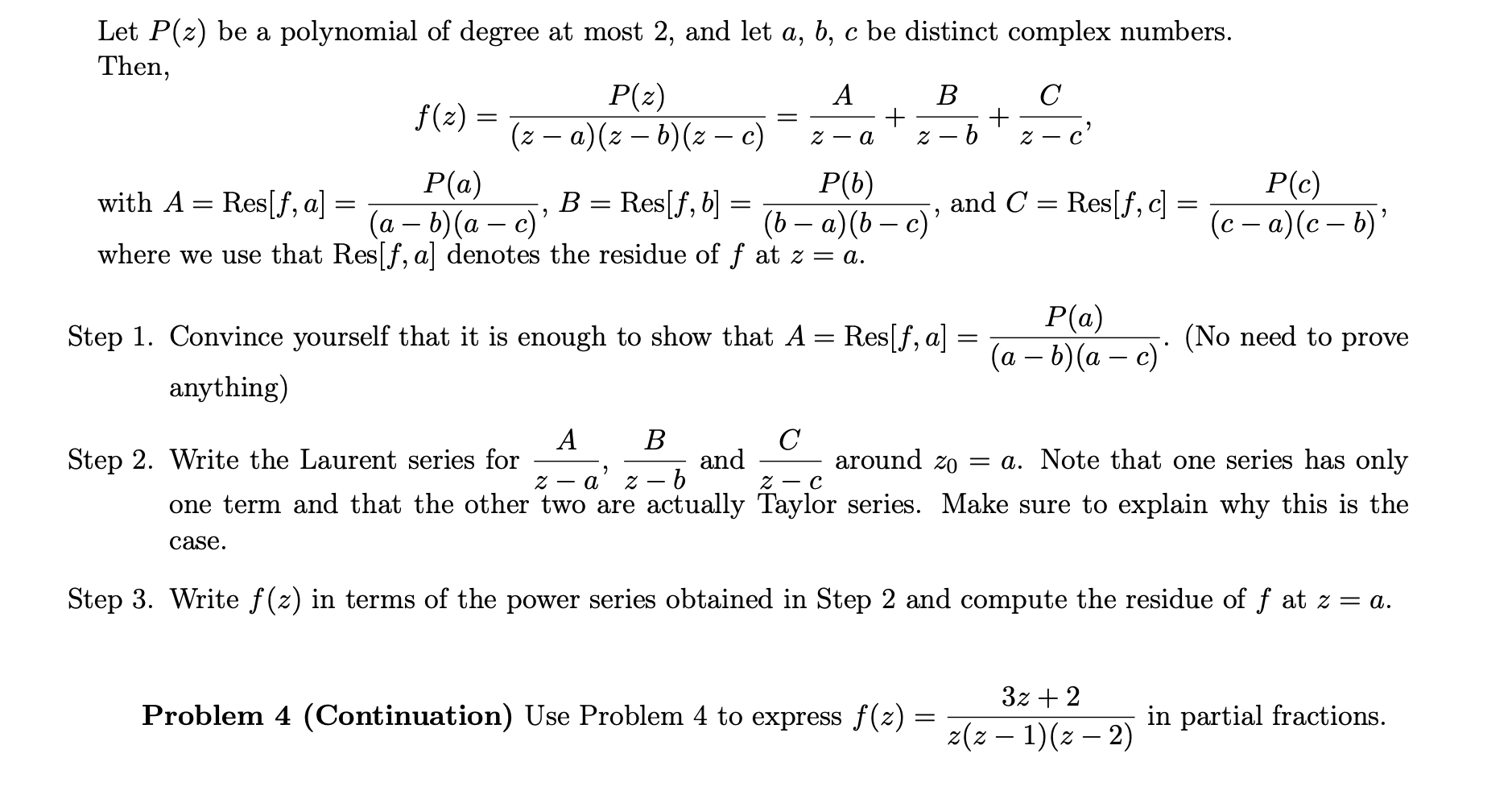 Solved Let P(2) be a polynomial of degree at most 2, and let | Chegg.com