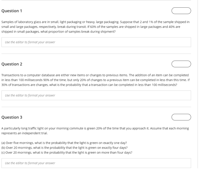 Solved Question 1 Samples of laboratory glass are in small, | Chegg.com