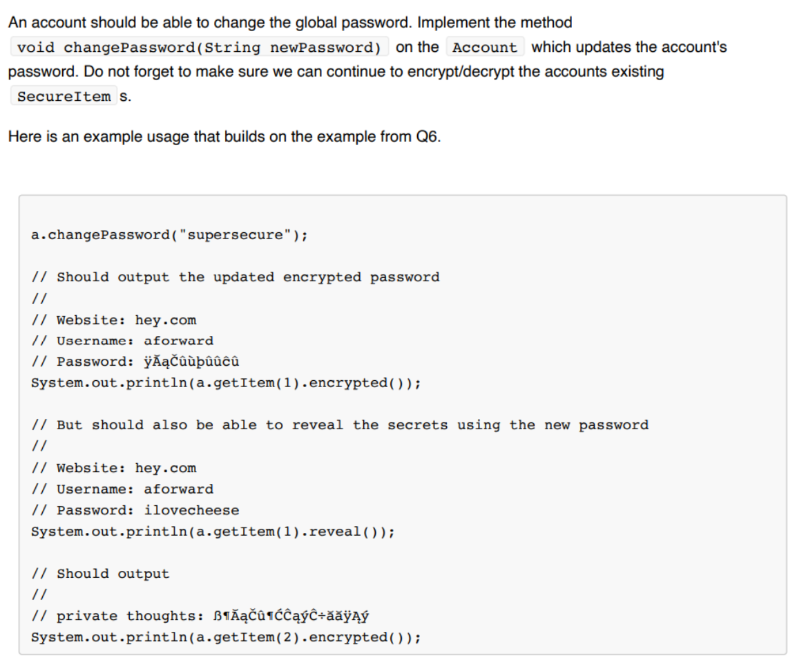Solved public interface Crypto{ String encrypt(String | Chegg.com