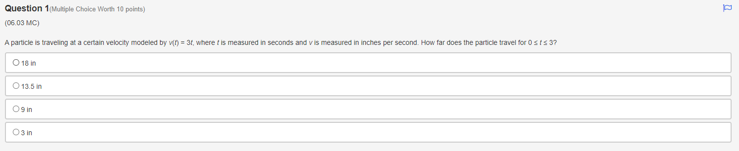 Solved ए Question 1(Multiple Choice Worth 10 points) (06.03 | Chegg.com