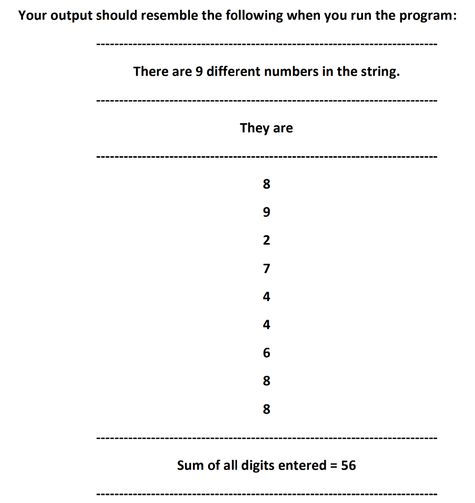 Solved COP1000 - ASSIGNMENT #13 - Version 1 Creating Strings | Chegg.com