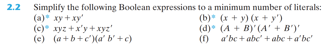 Solved 2.5 Draw logic diagrams of the circuits that | Chegg.com
