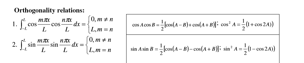 Solved #1 Verify the orthogonality relations (1) and (2) * | Chegg.com Solved #1 Verify the orthogonality relations (1) and (2) * | Chegg.com