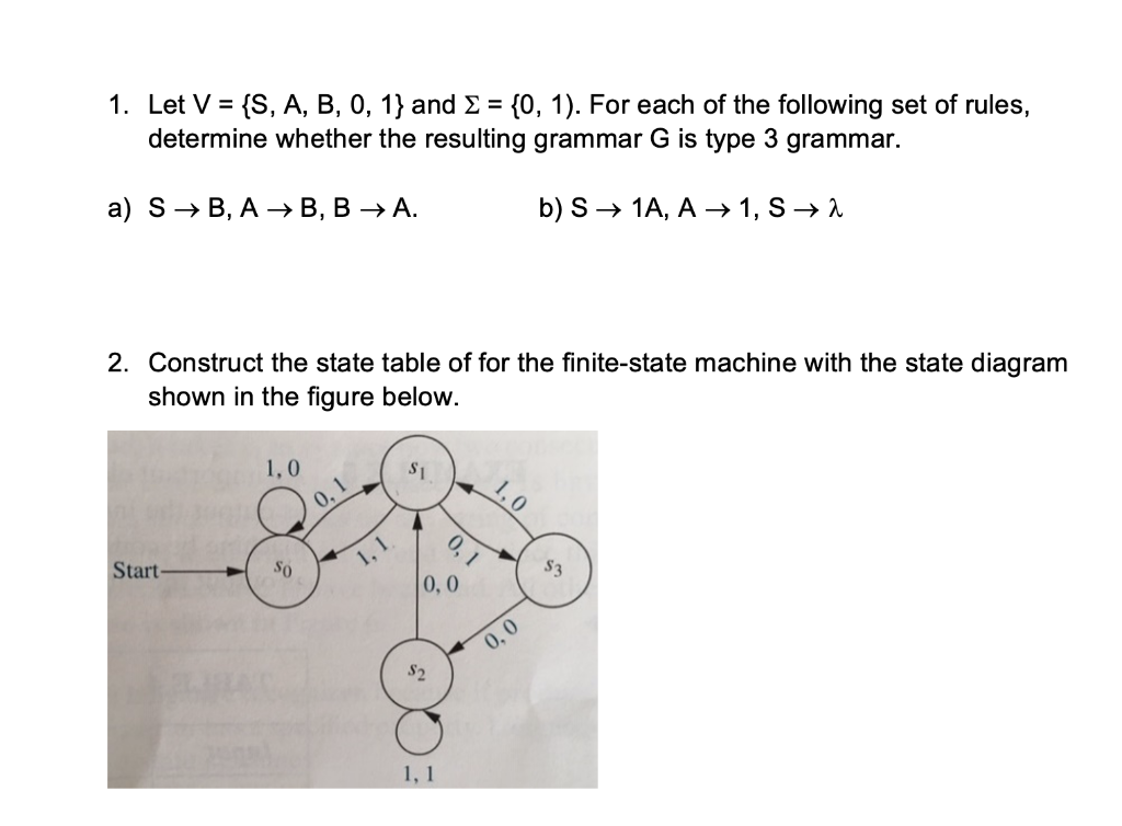 Solved Second time posting same problems. Please provide | Chegg.com