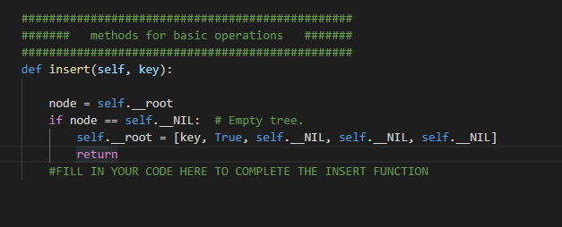 Solved Problem 2. (25 points) The rb_tree.py file contains | Chegg.com