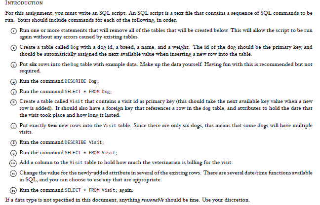 Solved INTRODUCTION For this assignment, you must write an | Chegg.com