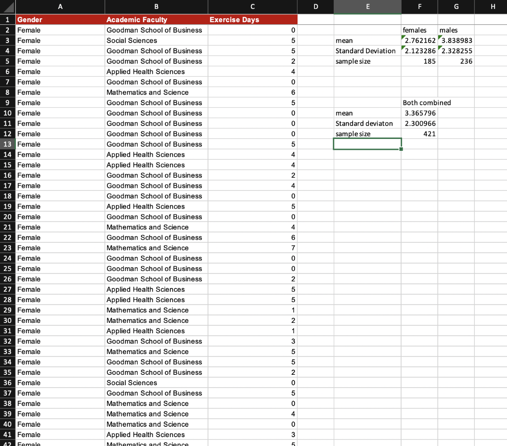 Solved MATH 1P98 students exercise. When completing the | Chegg.com