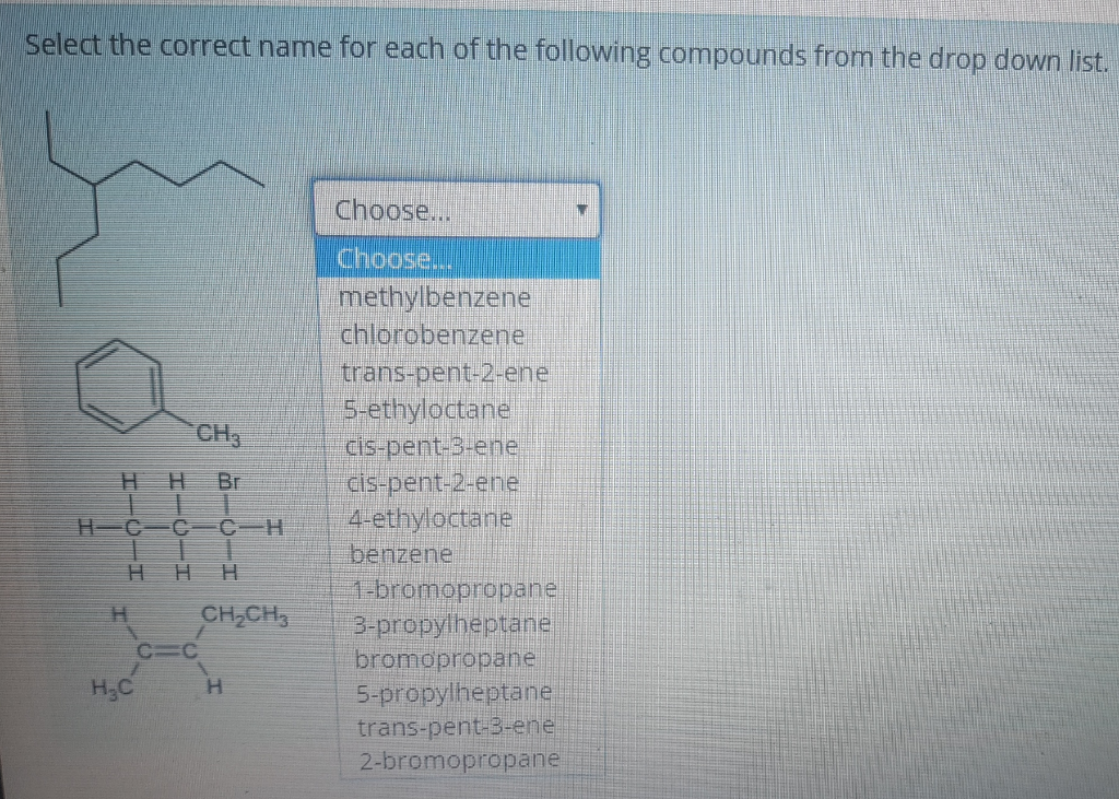 Solved Question: Select the correct name for each of | Chegg.com