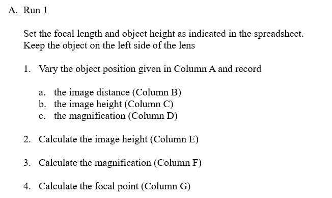 How can I calculate the height, magnification of | Chegg.com