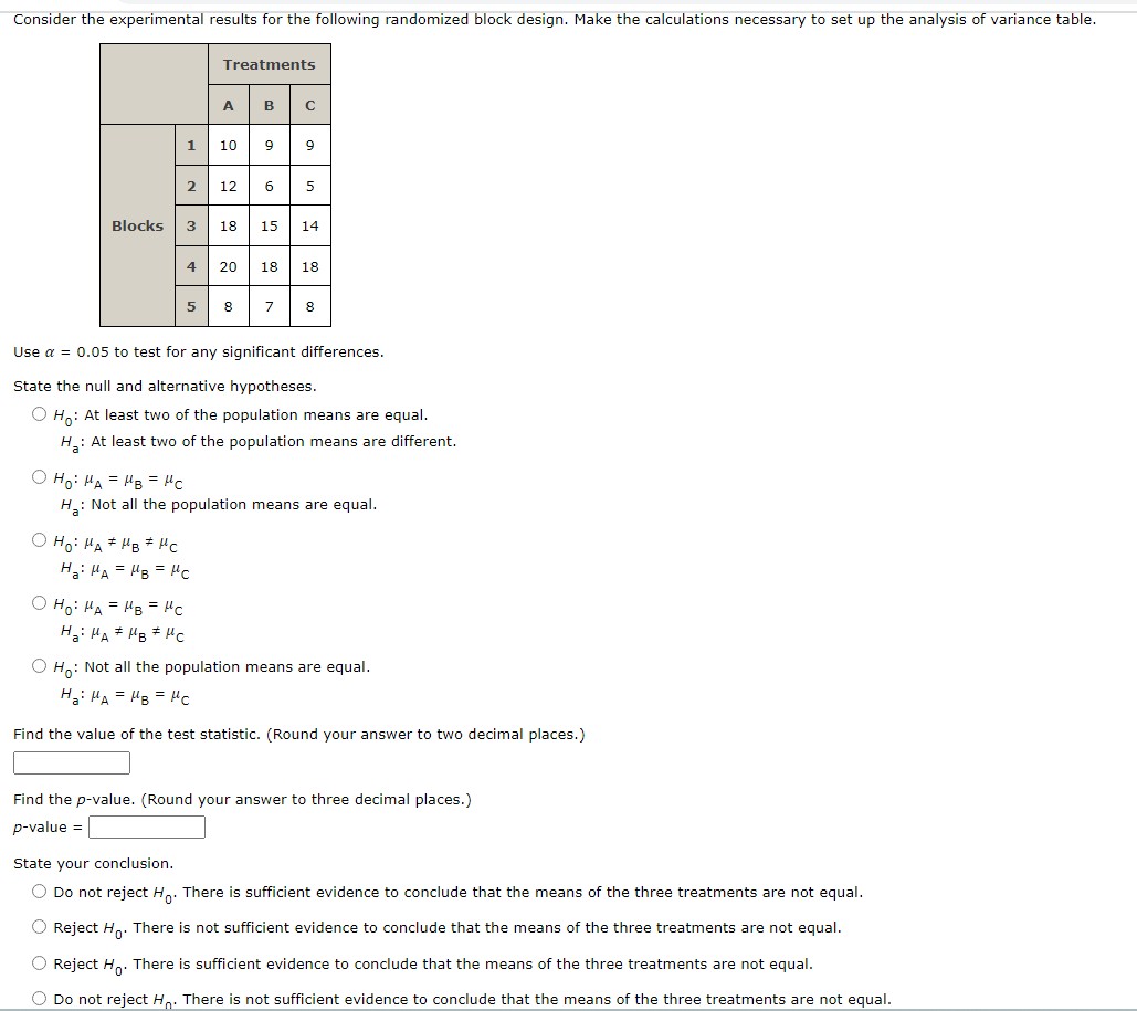 Solved Consider the experimental results for the following | Chegg.com