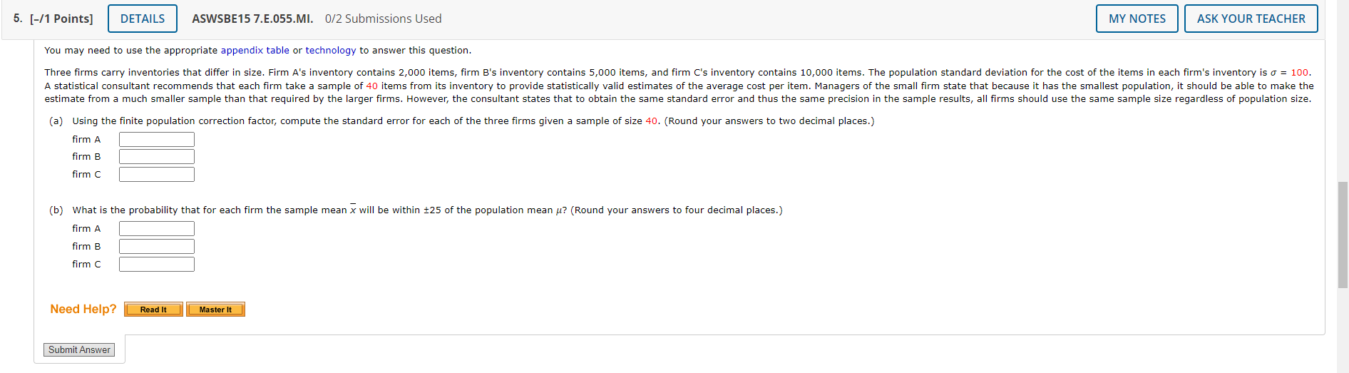 Solved You may need to use the appropriate appendix table or | Chegg.com