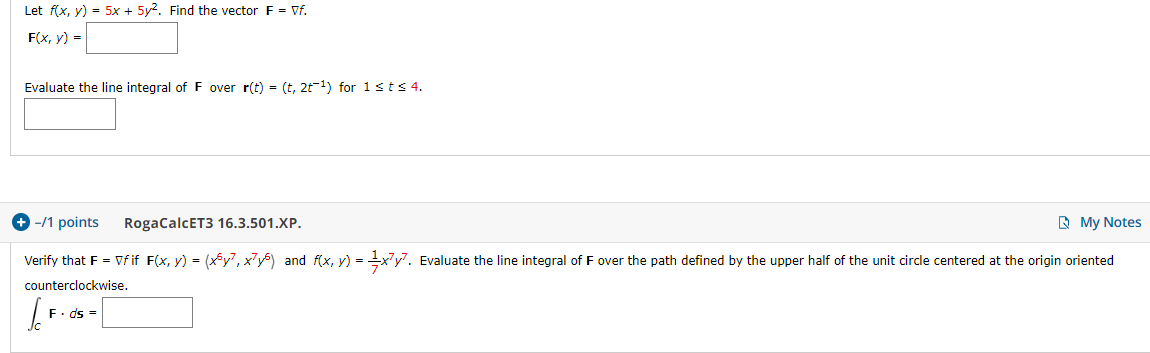 Solved Let f(x, y) = 5x + 5y2. Find the vector F = Vf. F(x, | Chegg.com