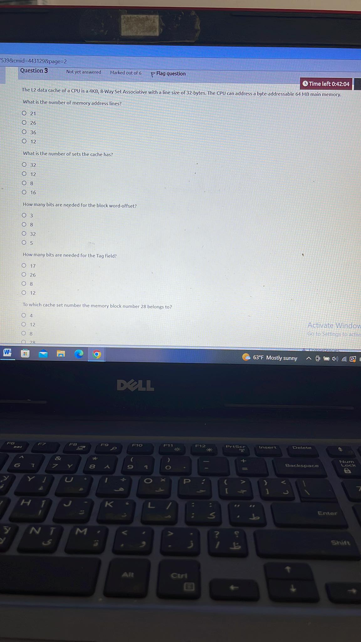 Solved 5392 ﻿cmid =443129& page =2Question 3cache of a CPU | Chegg.com